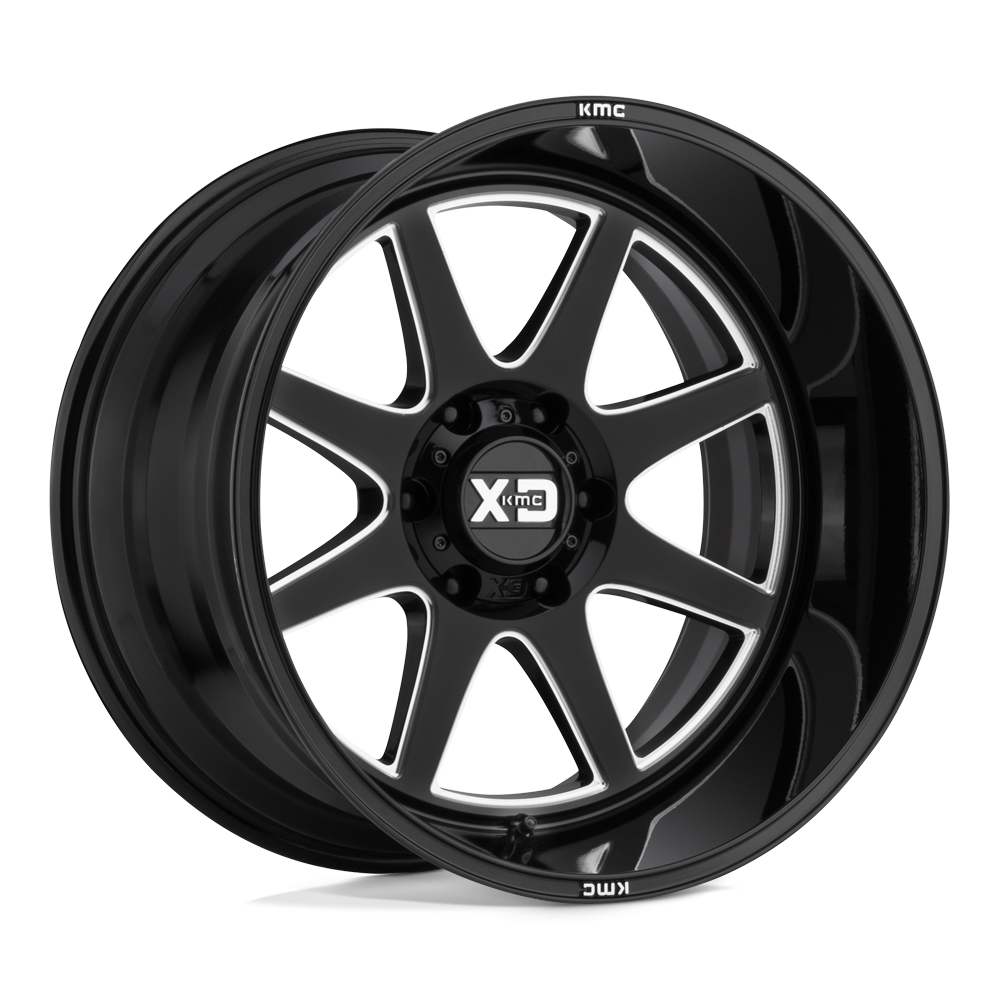 KMC XD Series XD844 PIKE Black/Machined" Mag | Quattro tires