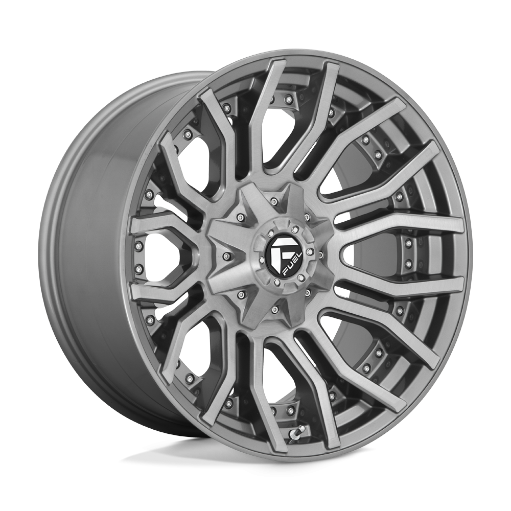 Fuel Offroad DC713 RAGE PLATINUM Gunmetal" Mag | Quattro Tires