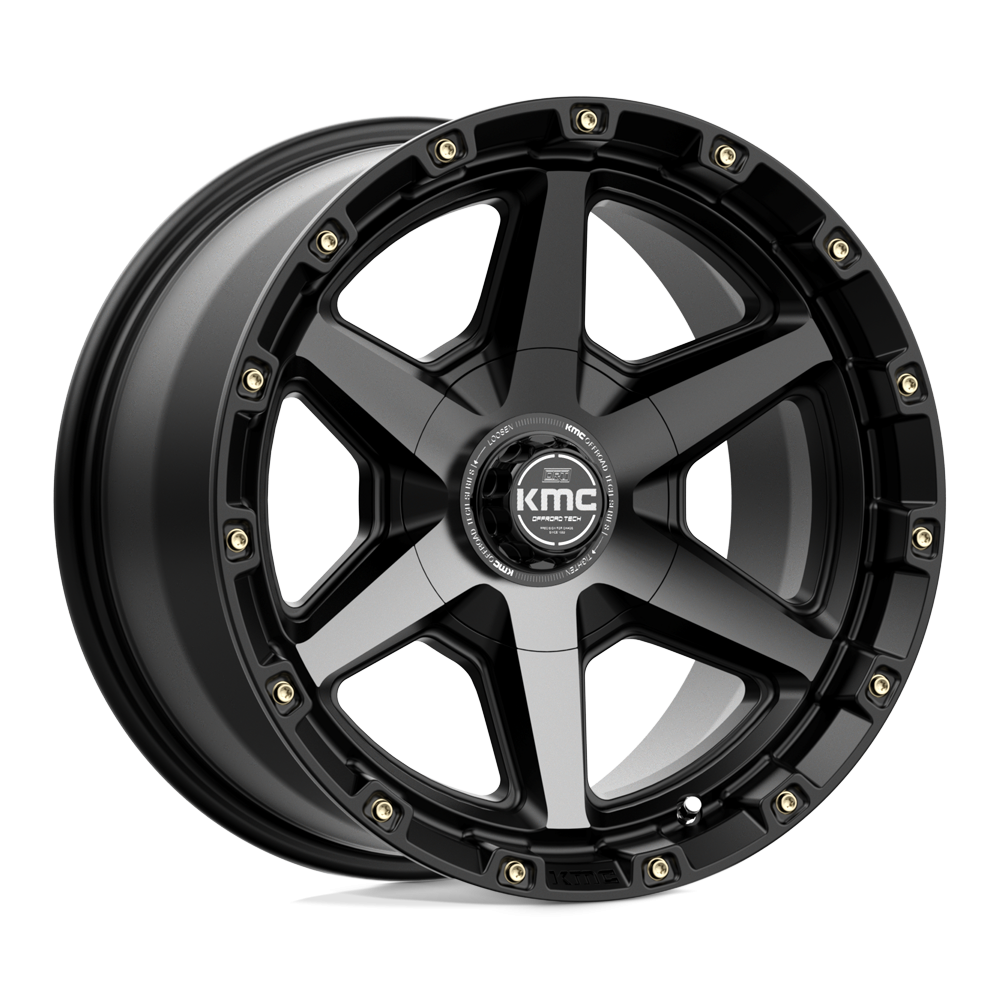 KMC Wheels KM101 SIGNAL Black Satin" Mag | Quattro tires