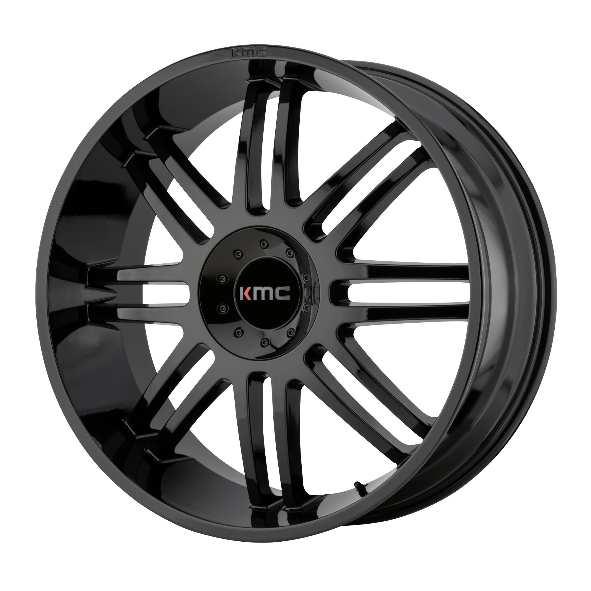 KMC Wheels KM714 REGULATOR Black Gloss" Mag | Quattro Tires
