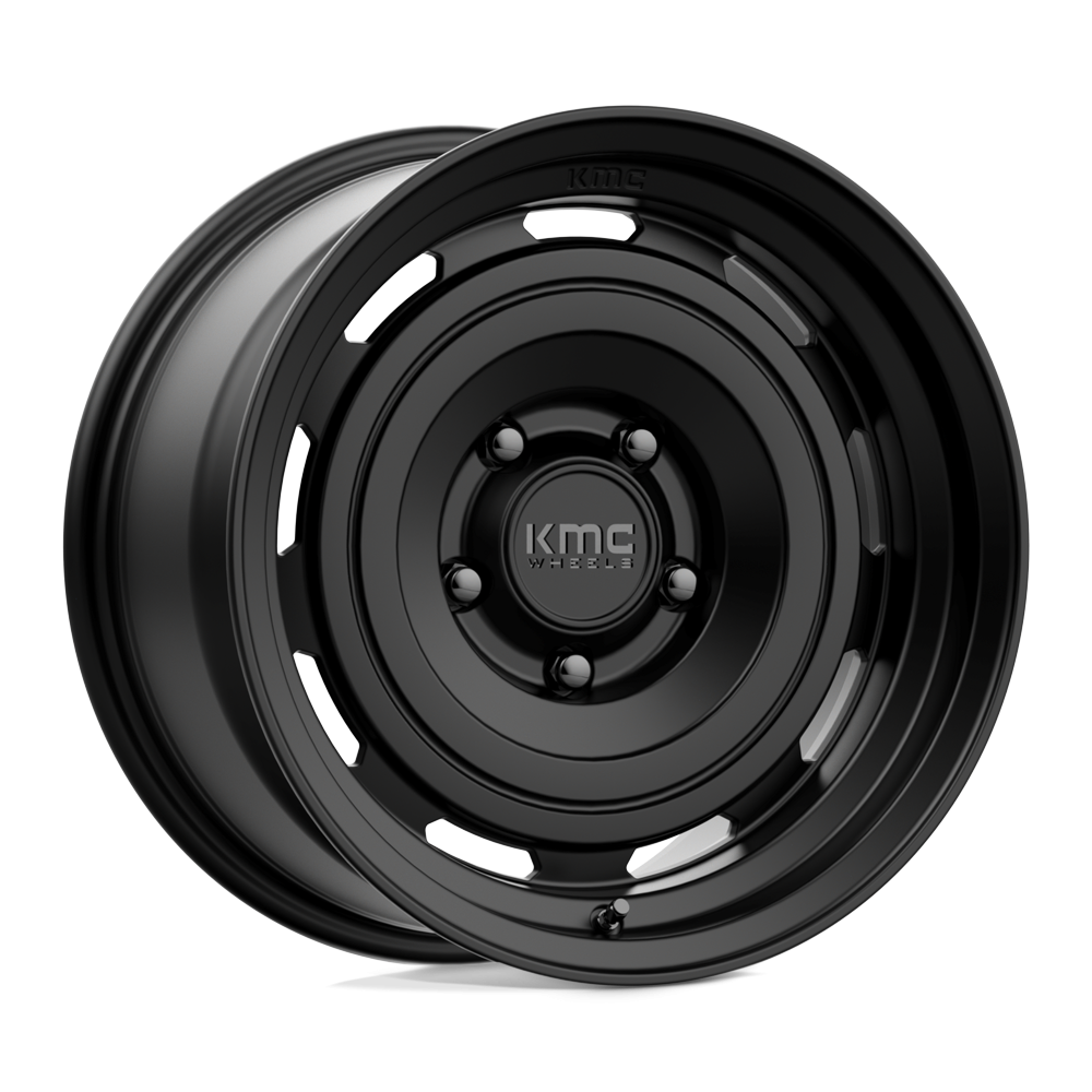 Mag KMC Wheels KM720 ROSWELL Black Satin 17" 17x8.5 6-139.7 106.1 18