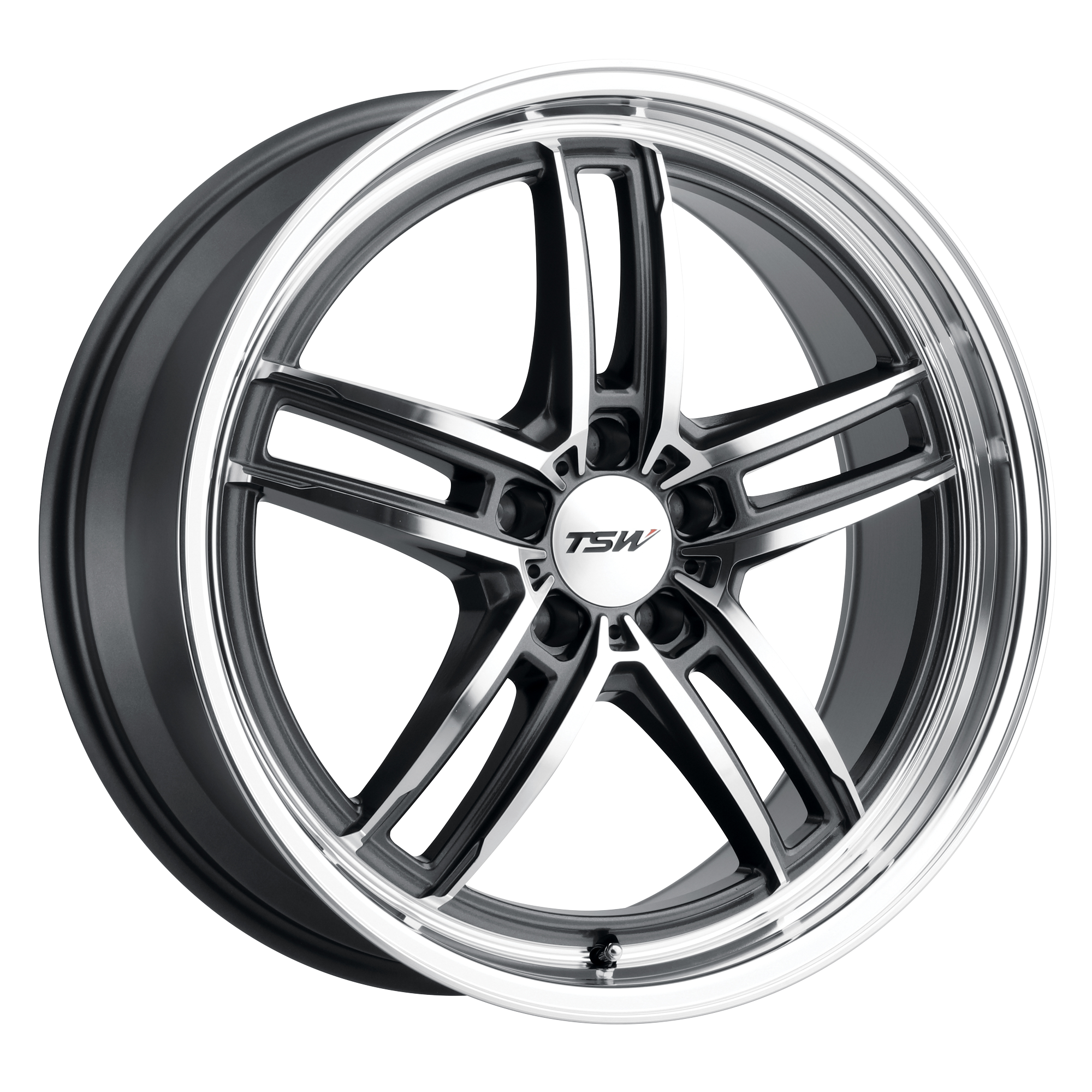 Mag TSW SUZUKA Gunmetal/Machined 18" 18x9.5 5-112 72.1 35
