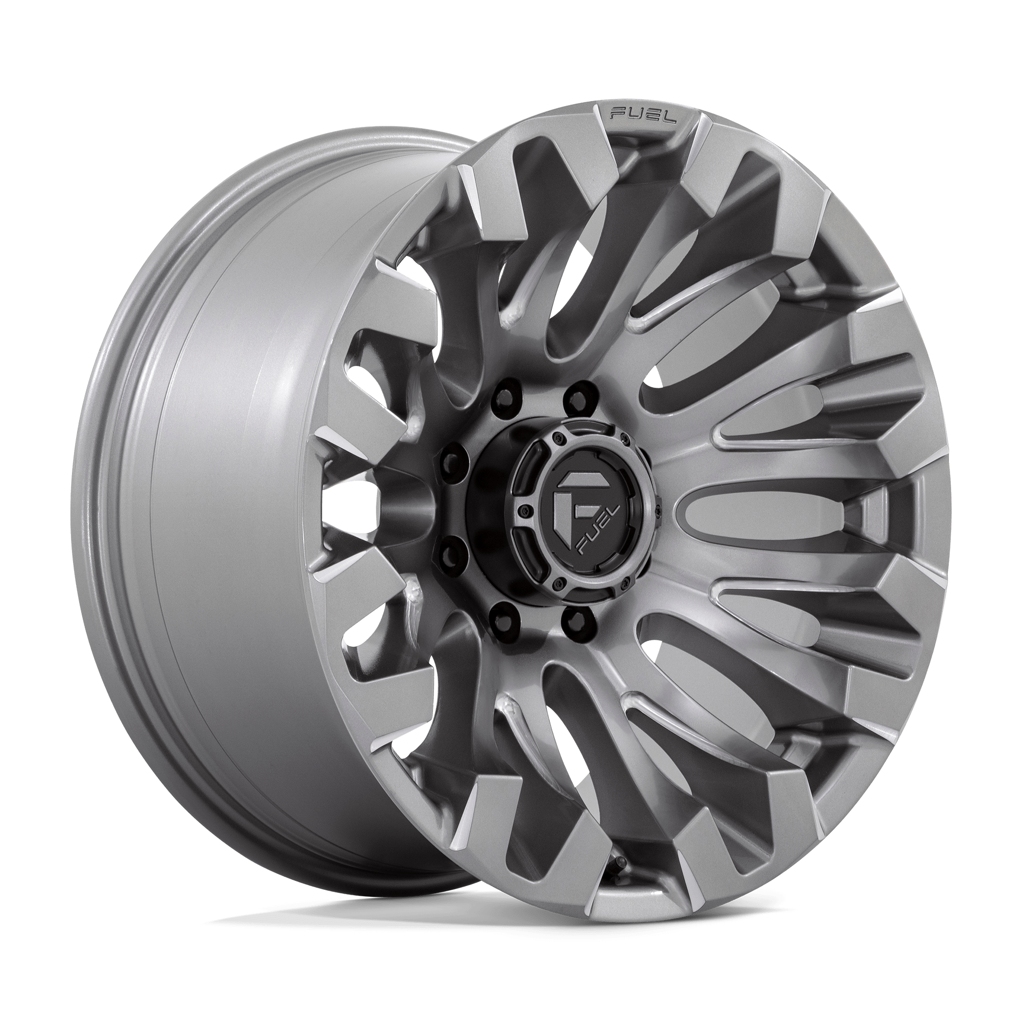Fuel Offroad D830 QUAKE Titanium" Mag | Quattro Tires