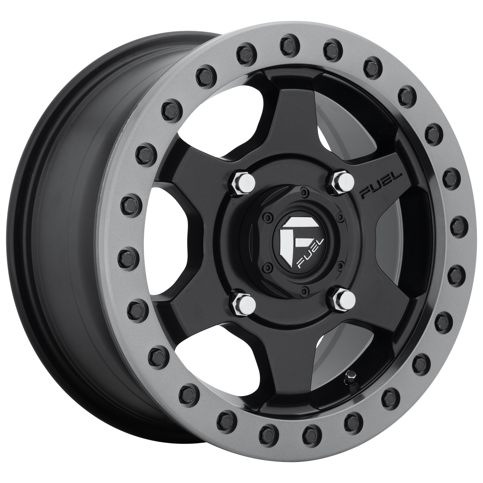 Mag Fuel Offroad D914 GATLING BEADLOCK Black Matte 15" 15x7 4-137 110.1 55