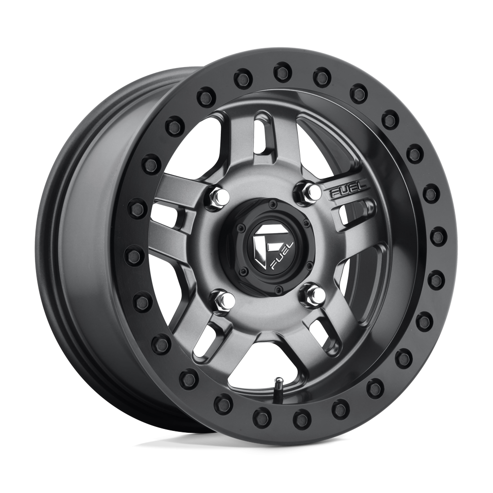 Fuel Offroad D918 ANZA BEADLOCK Gunmetal Matte" Mag | Quattro tires