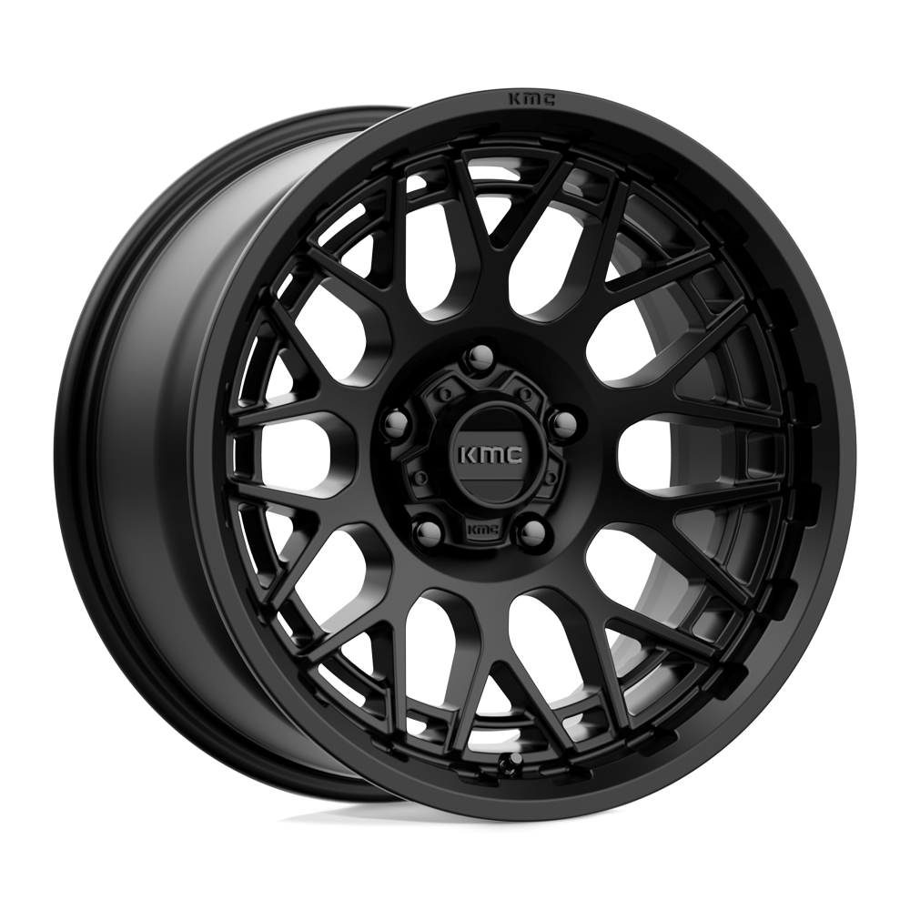 KMC Wheels KM722 TECHNIC Black Satin" Mag | Quattro Tires