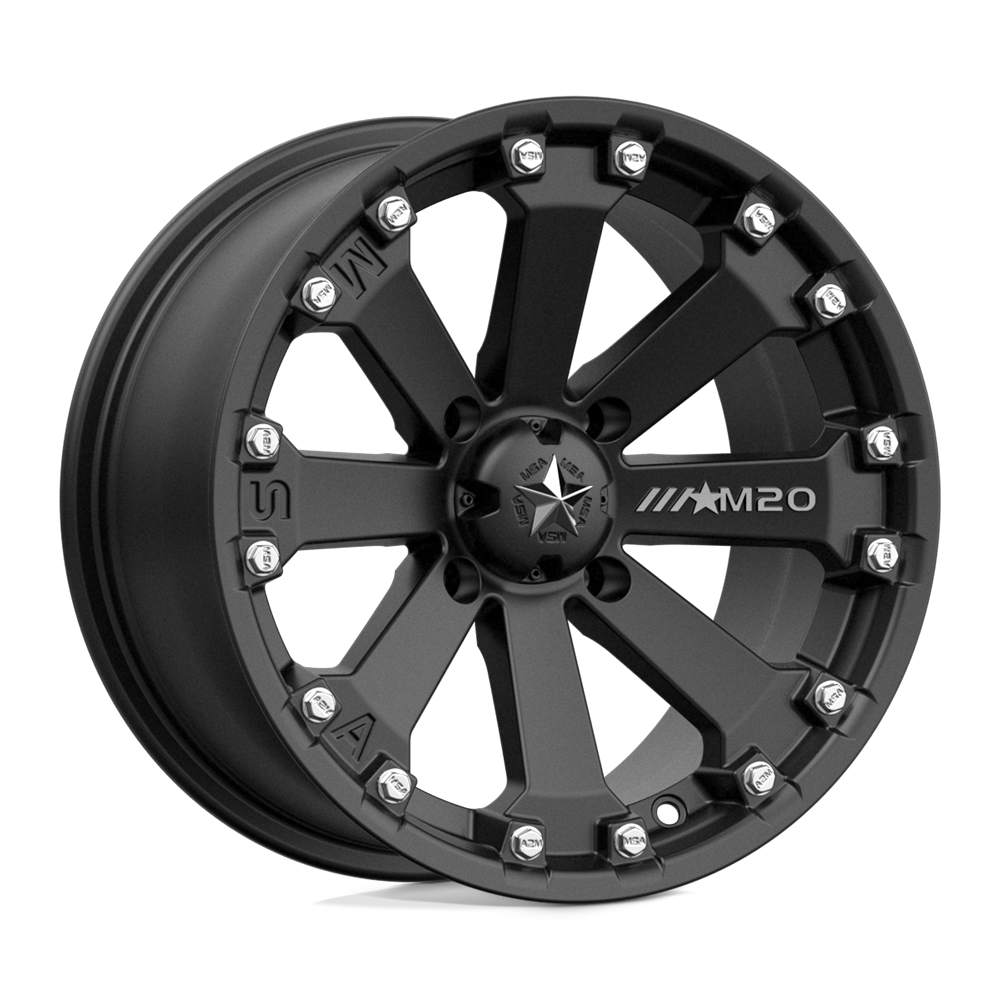 MSA Offroad Wheels M20 KORE Black Satin" Mag | Quattro Tires