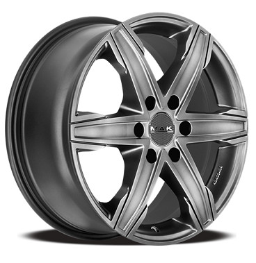 MAK Wheels KING6 Gunmetal Matte" Mag | Quattro Tires