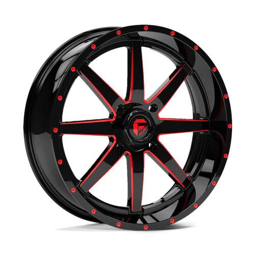 Fuel Offroad D650 MAVERICK UTV Red" Mag | Quattro Tires